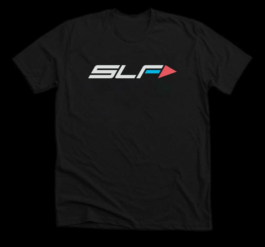 SLF T-shirt - Black w/ White – SLF Motion